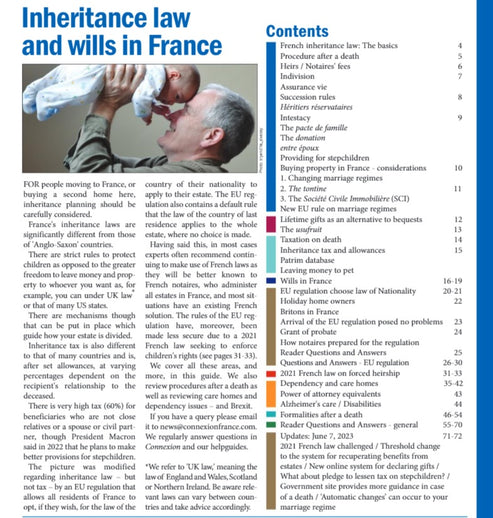 Inheritance Law and Wills in France (Digital) – Connexion France Store